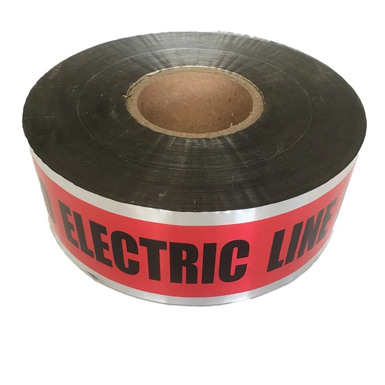 Underground Detectable Warning Tape - Traceable & Magnetic