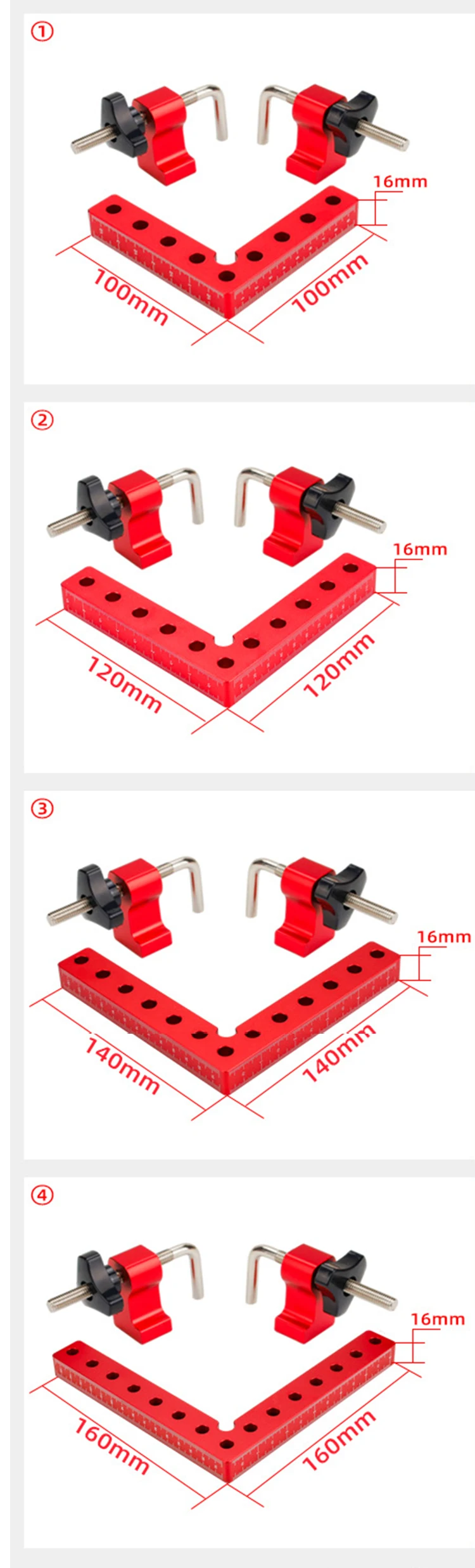 90 Degree Angle L-Type Carpenter Tool DIY Grade Woodworking Tools OEM ...