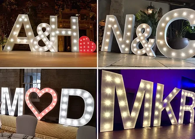 Hongsen Customized Wedding Decor Letters - 4ft, 5ft Marquee