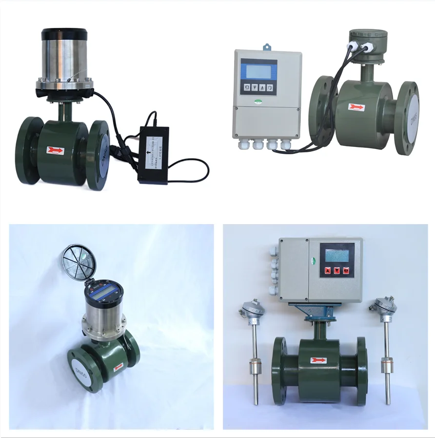 Emfm Digital Water Electromagnetic Flow Meter Magnetic Flowmeter ...