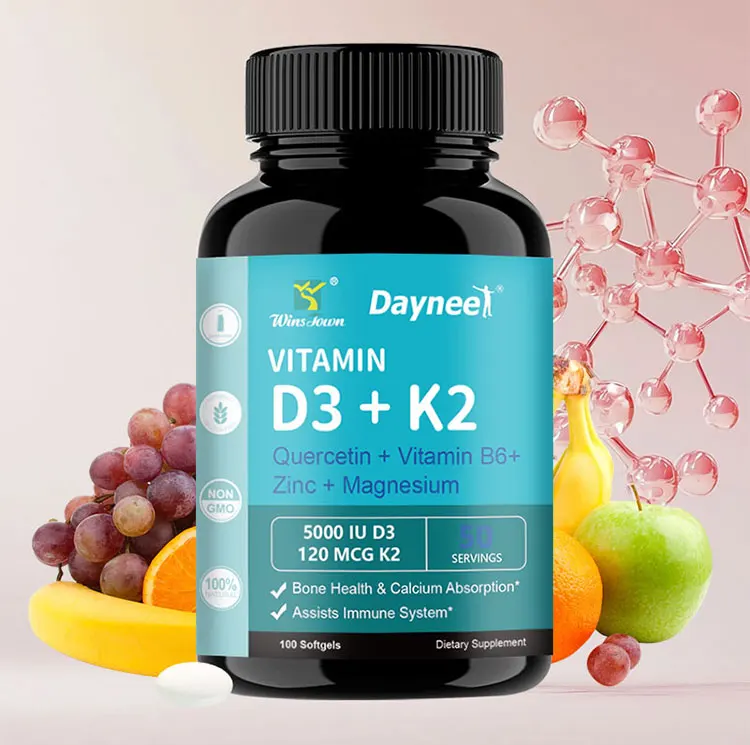 N30 Private Label Vitamin K2-D3 Plant-based Capsules Promote Calcium ...