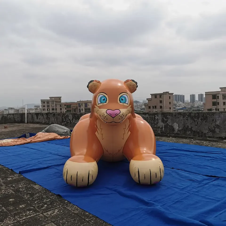 Beile Cartoon Large PVC Inflatable Lion Animal Toys