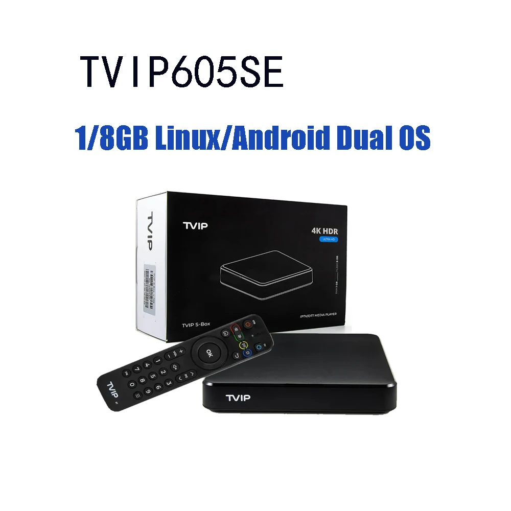 TVIP 705 Android 11.0 Amlogic S905W2 4K TV Box TVIP 605SE Linux Media ...