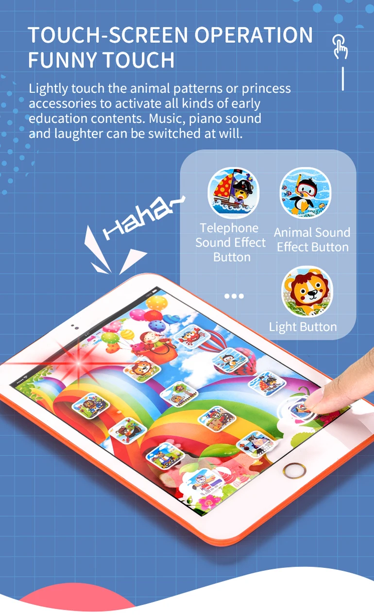 Chengji Learning Pad Battery Operated Early Educational Toys Mini ...