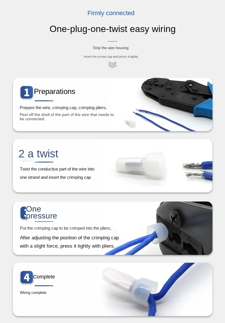 Aluminum Quick Splice Wire Connector Nylonelectrical Wire Joint Closed ...