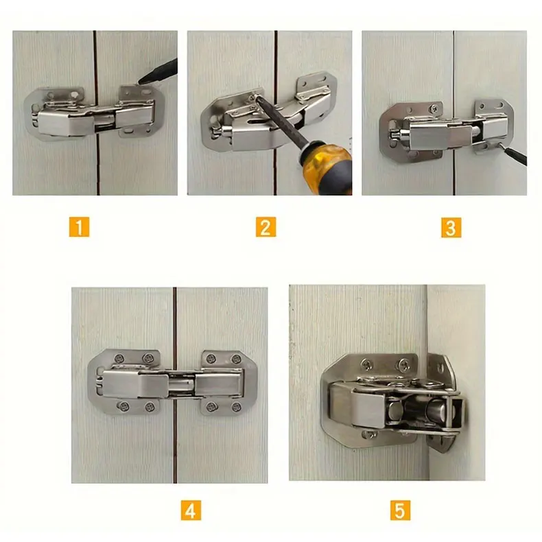 90 Degree Curved Hidden Concealed Cabinet Hinges Frameless Cabinet ...