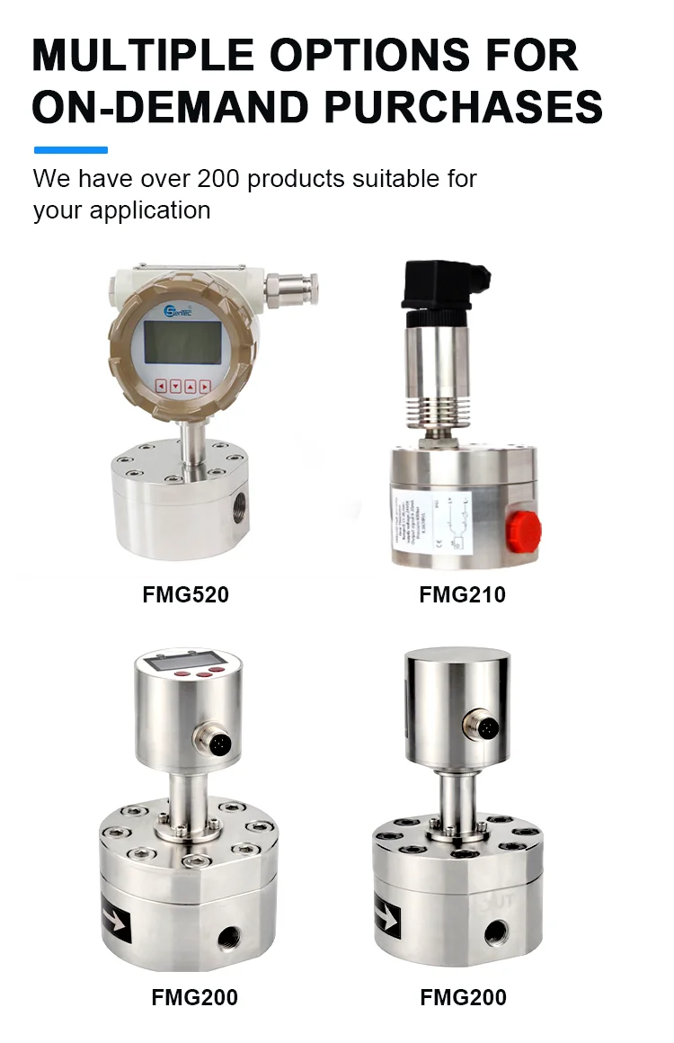 SENTEC FMG200 Oval Gear Flow Meter - Precision & Custom Support