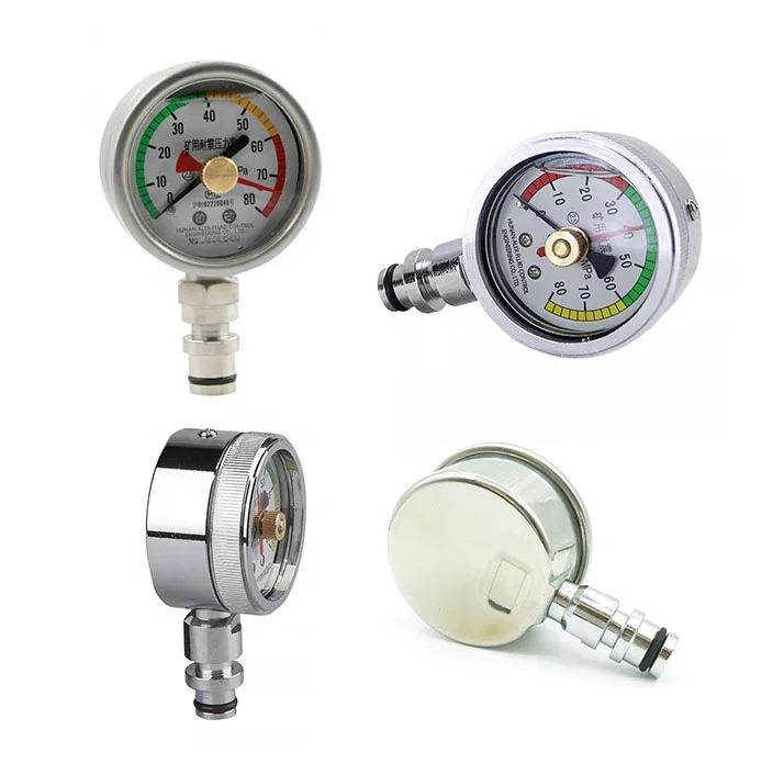 Hydraulic Double Needle Pressure Gauge - Precision for Mining