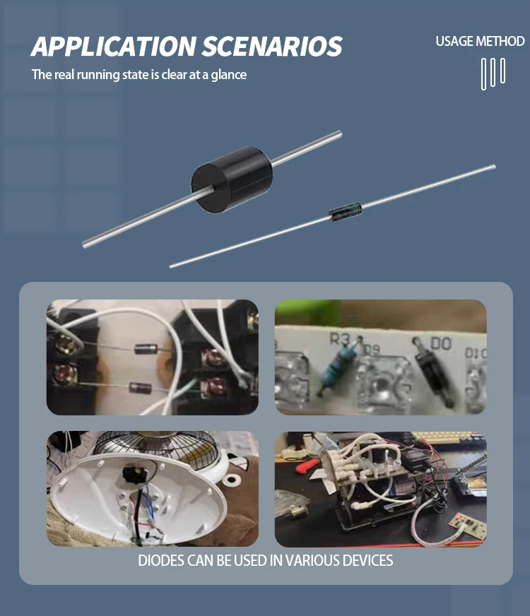 Ultra Fast Recovery Rectifier Diode 1.3v/1a 1f7 R-1 Electronic ...