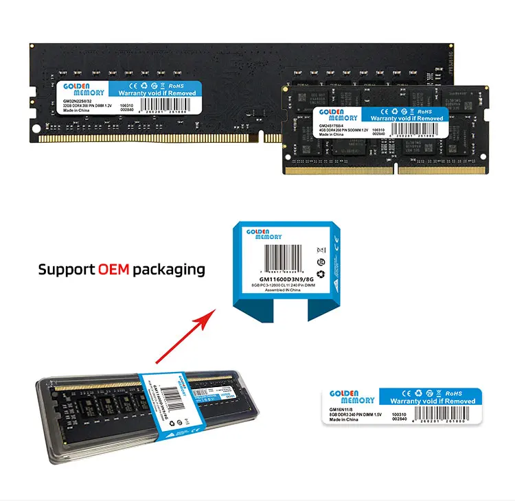 High-speed DDR4 RAM Memory - Upgrade Your Desktop Performance