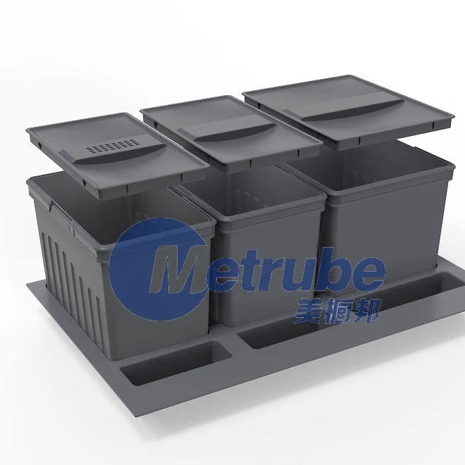 Easy Fit Bin With Bucket And Tray Under Sink Waste Container - Buy ...