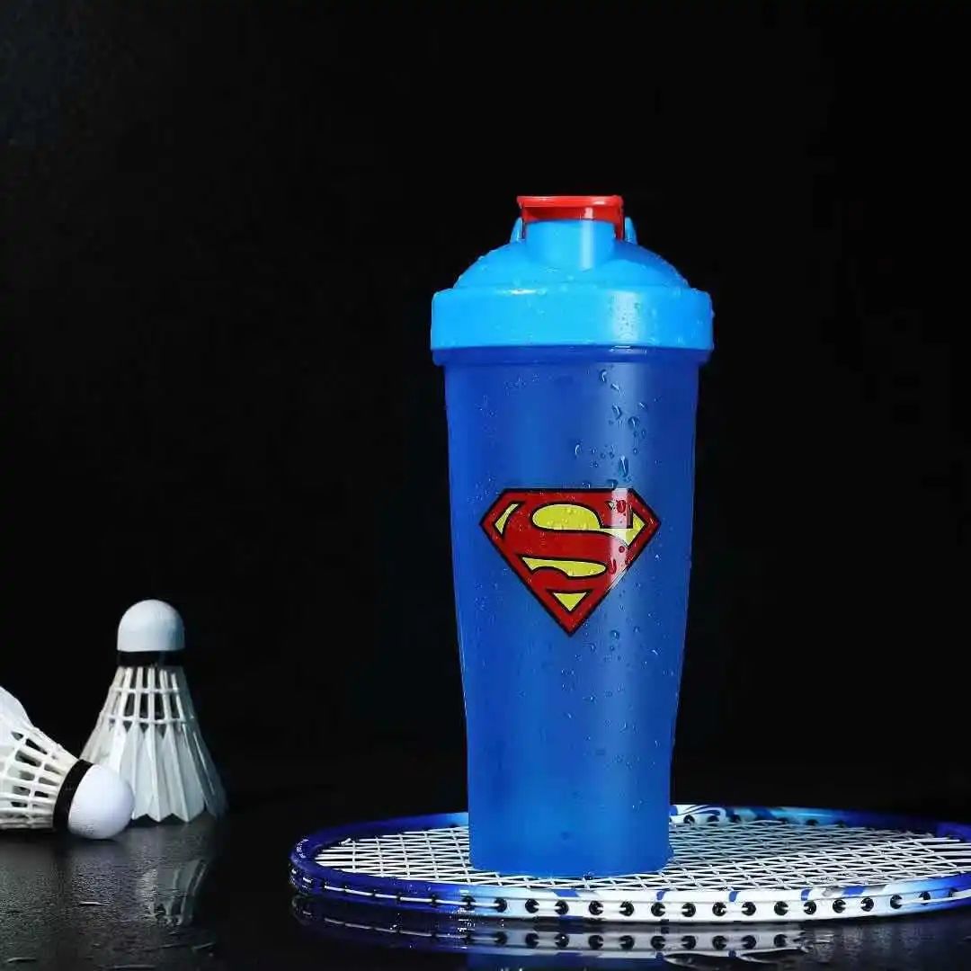 Wholesale 600ml 20OZ Hero Shaker Water Bottle Cup with Grid Straw for ...