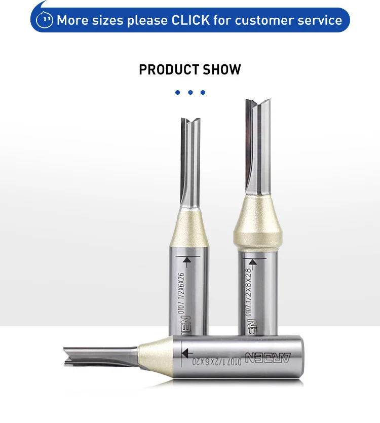 Arden TCT Router Bits for Woodworking - Precision & Durability