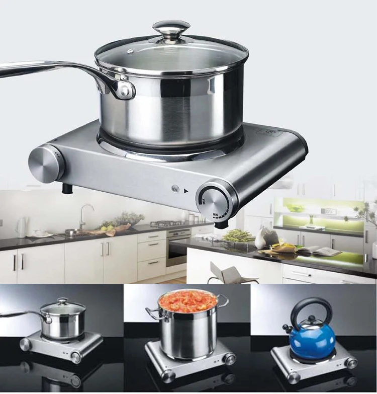 Stainless Steel Electrical Cooker - Portable Hot Plate
