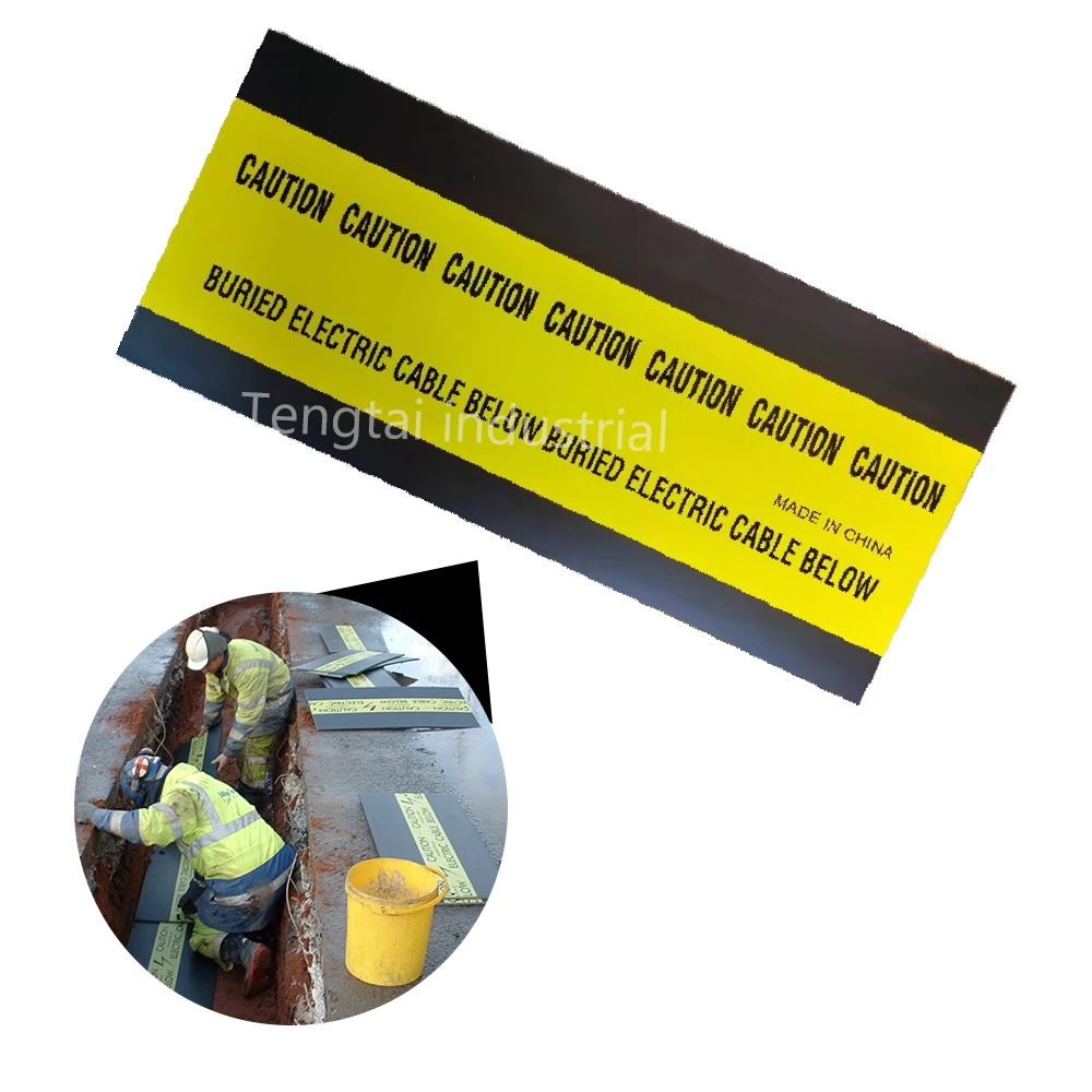 LDPE Electrical Underground Cable Tiles Warning Tape Tile Polyethylene ...