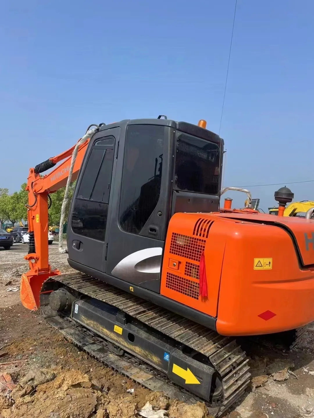 Original Japanese Second-hand Hitachi Brand 7-ton Excavator Made In ...