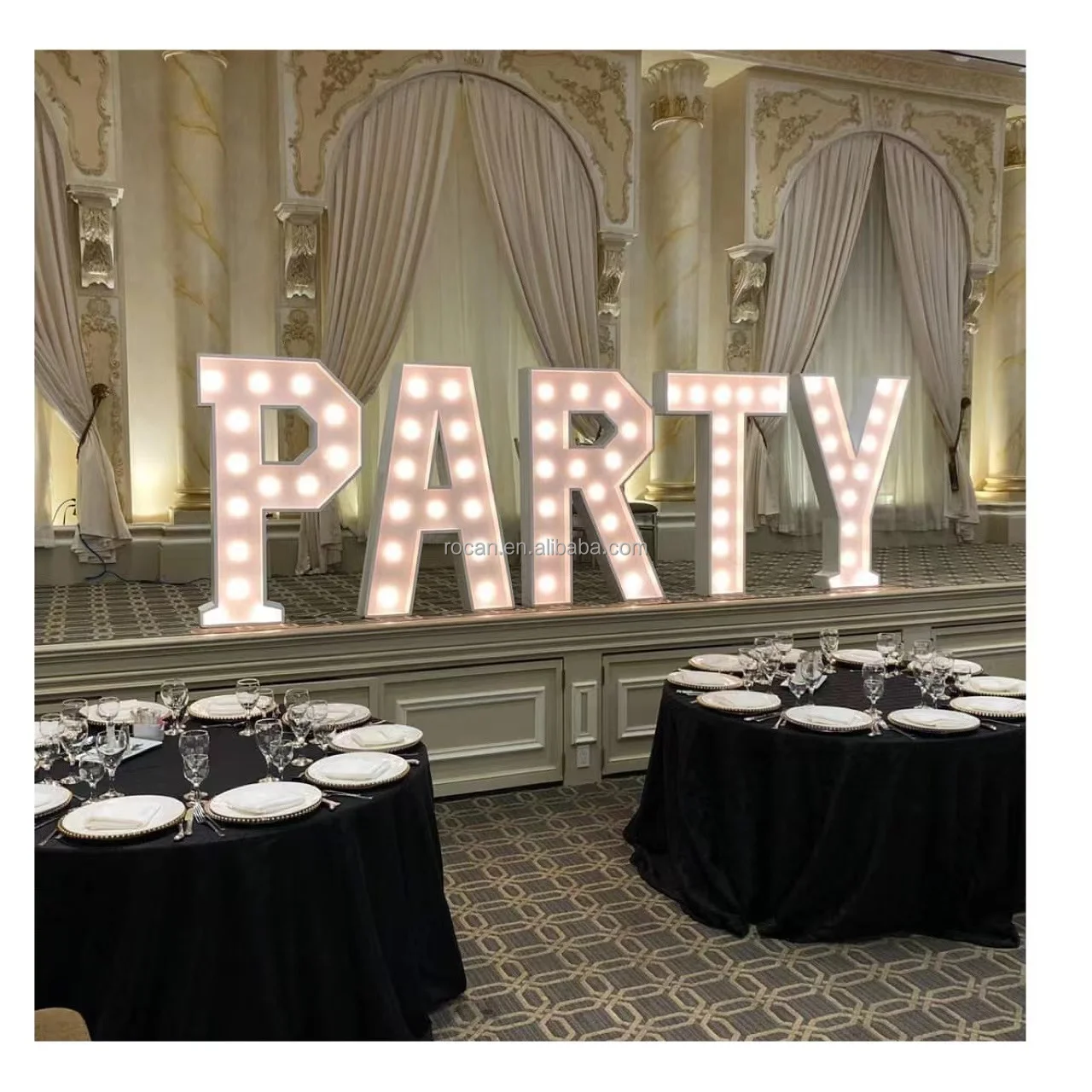 Wedding Party Decoration Giant Large Electronic Signs Love Baby Party ...