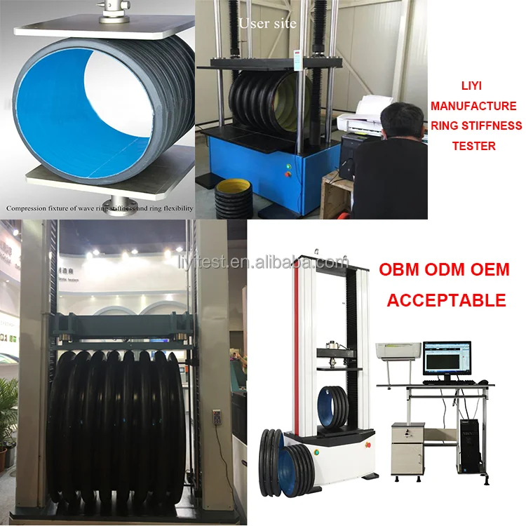 LIYI Plastic Tubel Ring Loop Stiffness Flexibility Tester