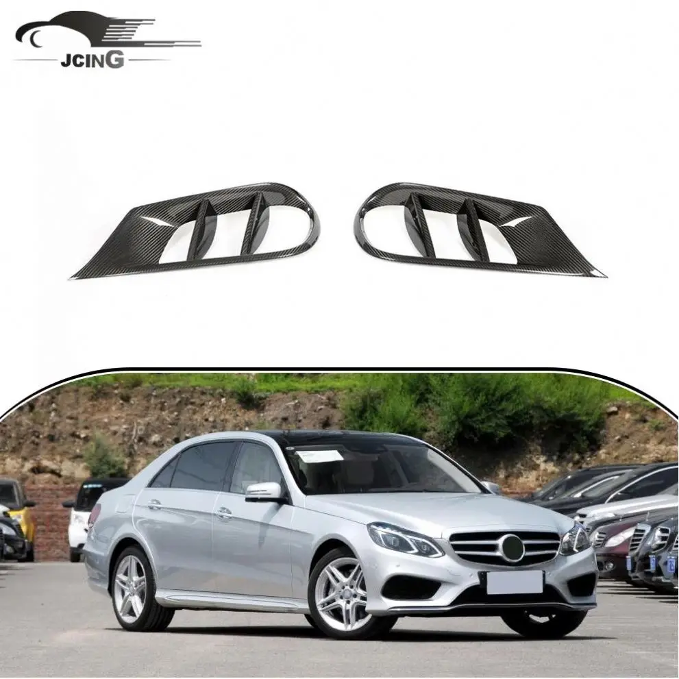 Carbon Fiber W212 Front Bumper Vents Trims For Mercedes Benz E Class ...