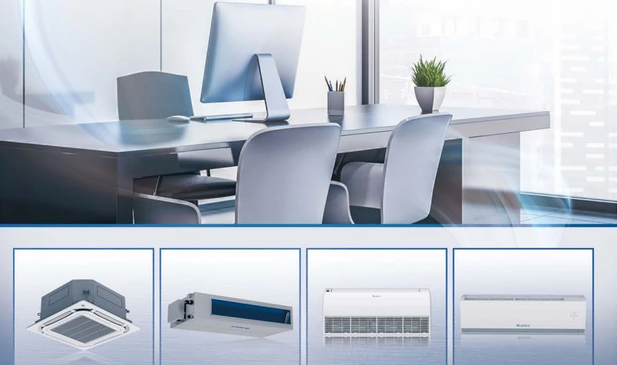 Gree Multi Zone Split Ceiling Concealed Ducted Cassette Wall-mounted ...