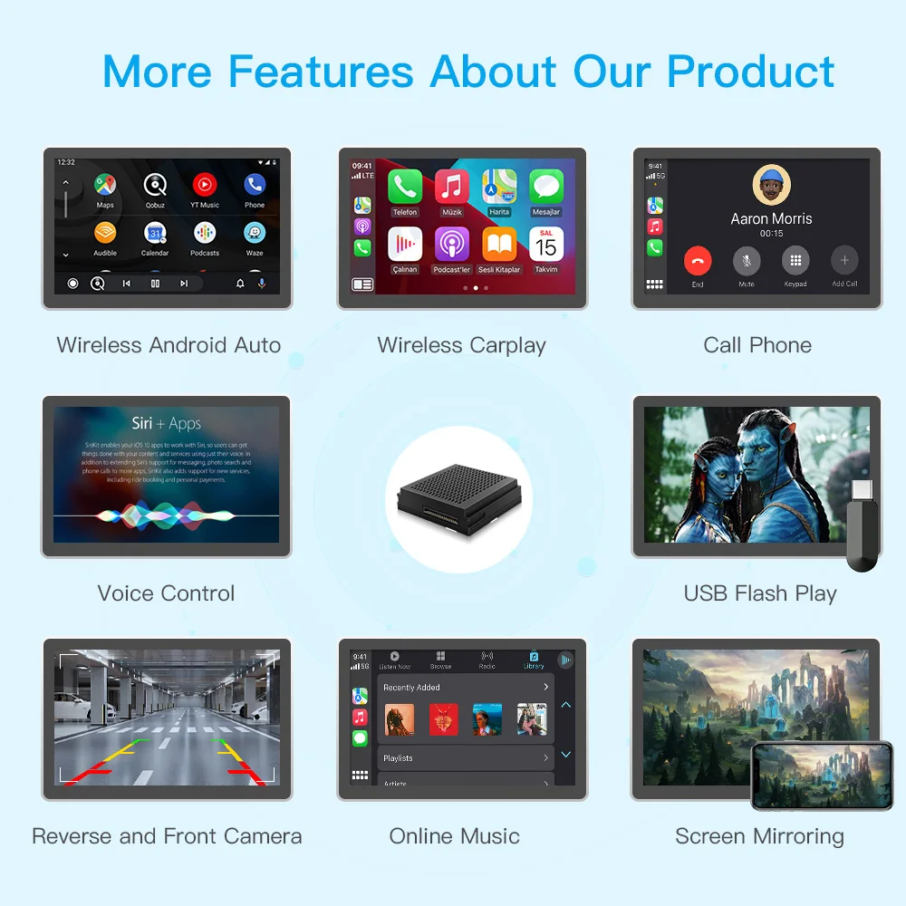 Mercedes-Benz Apple CarPlay & Android Auto Wireless Adapter ODM