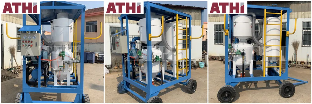 Portable Automatic Recycle Sand Blaster Vacuum Blast And Recovery Unit ...