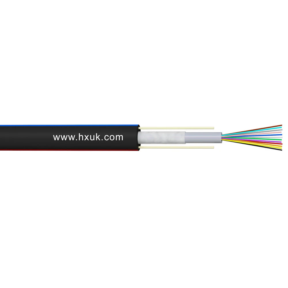 Armoured Single Mode Outdoor Optical Fiber Cable GYFXY For Long ...