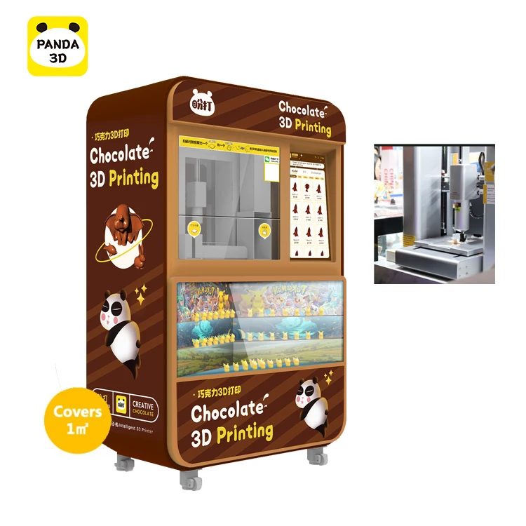 Fully Automatic Chocolate Robot - 3D Printer & Vending Machine