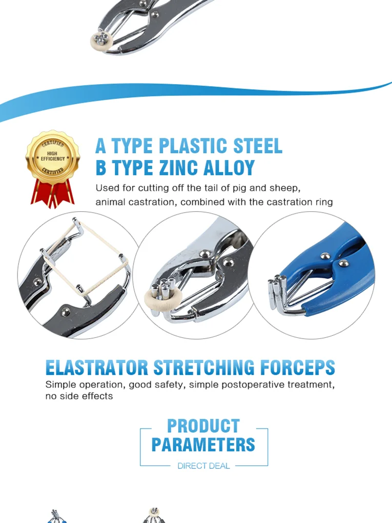 Veterinary Band Forceps Elastrator Stretching Castration Pig Castration Tool - Buy Veterinary ...