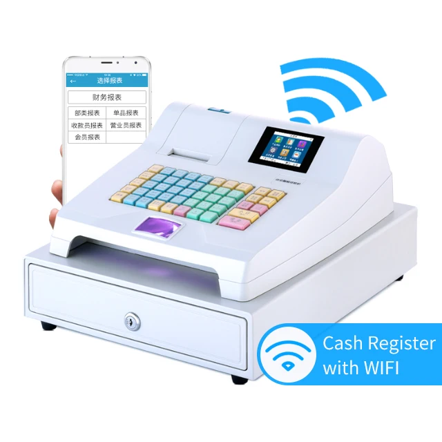 Hysoon swintec battery operated cash register 100 register electronic ...