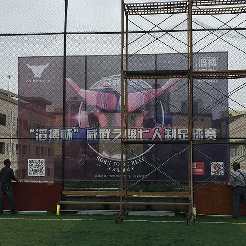 Outdoor Anti-uv Advertising Vinyl Mesh Banner For Sport Events ...