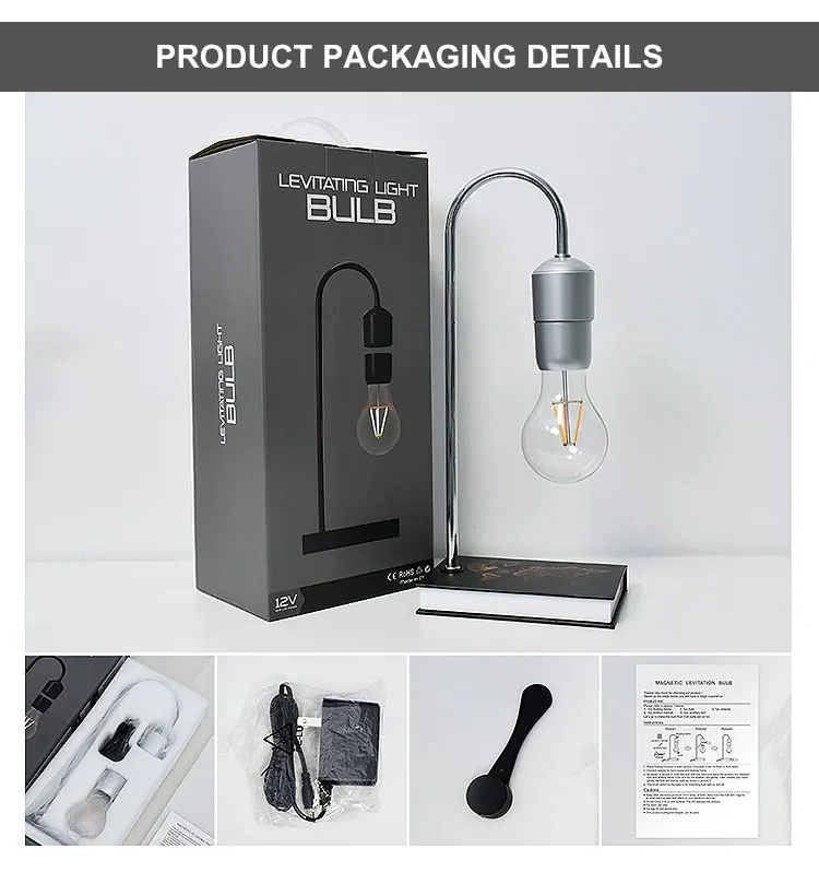 2023 New Design Smart Magnetic Floating Levitating Lighting Bulb With ...