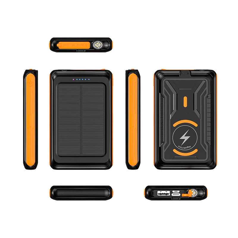 Best Seller Products Solar Panels Power Bank 5000mah Portable Wireless ...