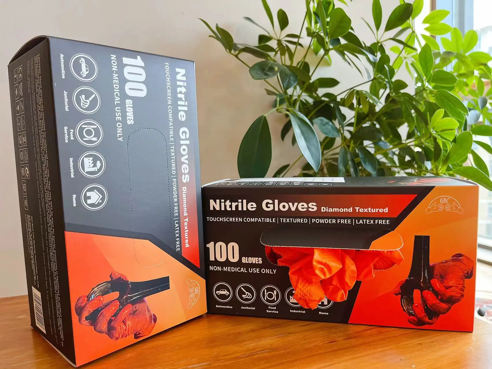 100pcs per Box Mechanical Nitrile Gloves - Durable & Versatile