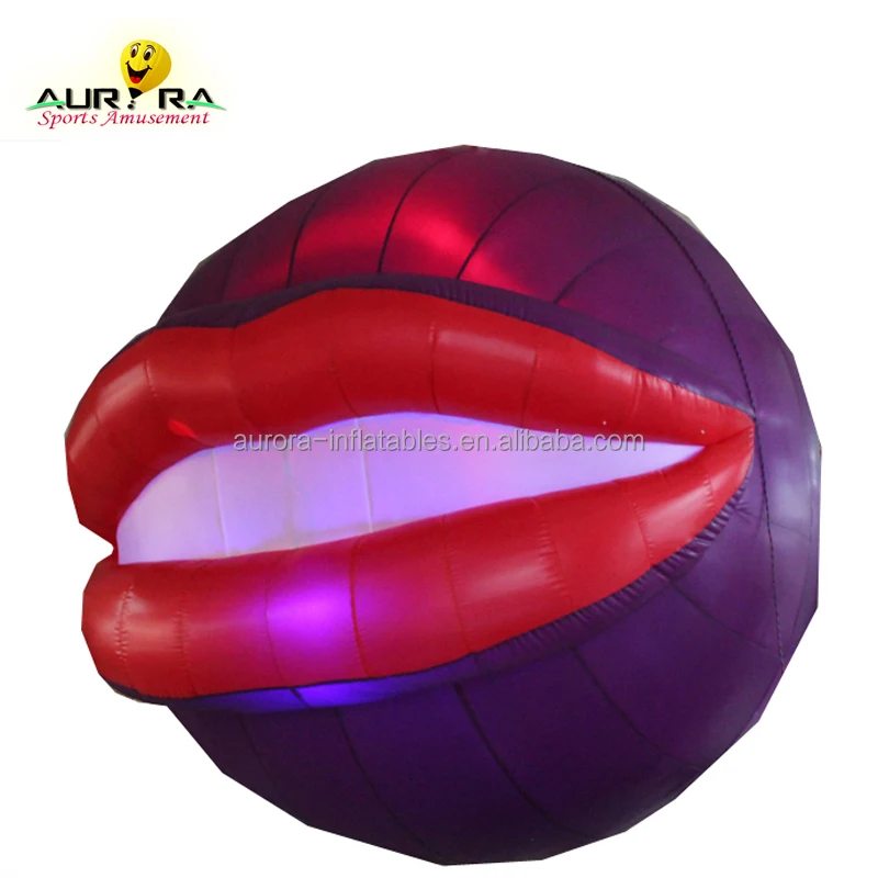Giant Mouth Inflatable Mouth Model Opening Sexy Lips for Outdoor Game ...