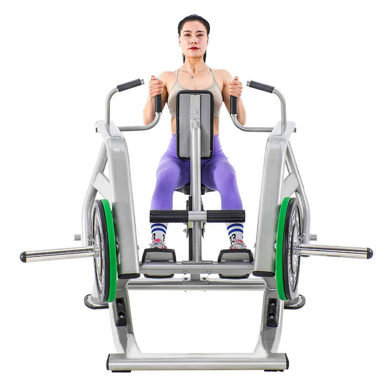 Seated Rowing Machine Back Strength Training Equipment Gym Fitness