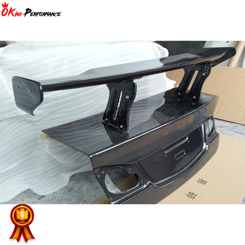 C Style Carbon Fiber Rear Spoiler 2006-2010 For Honda Civic Type R Fd2 ...