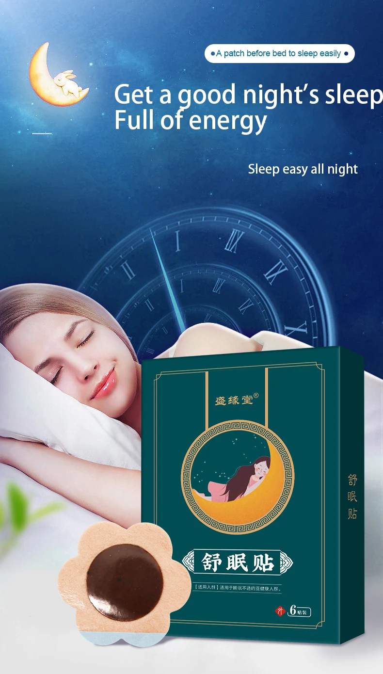 Relieve Fatigue Sleep Skin Patch Aid Melatonin Patch For Improves Sleep ...