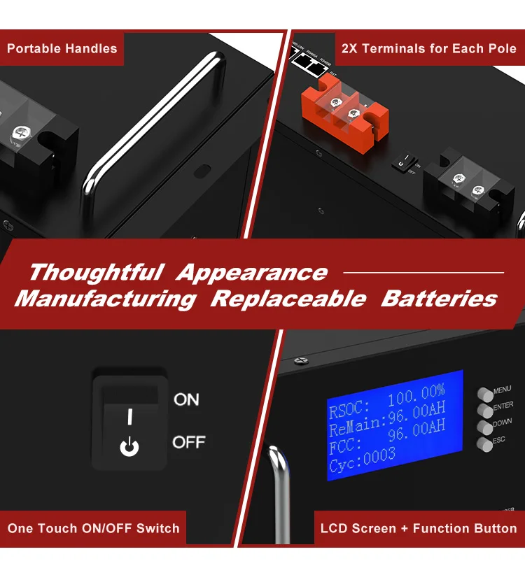 YABO 10kwh-50kwh Lifepo4 Batteries - Stackable & Rack-mounted