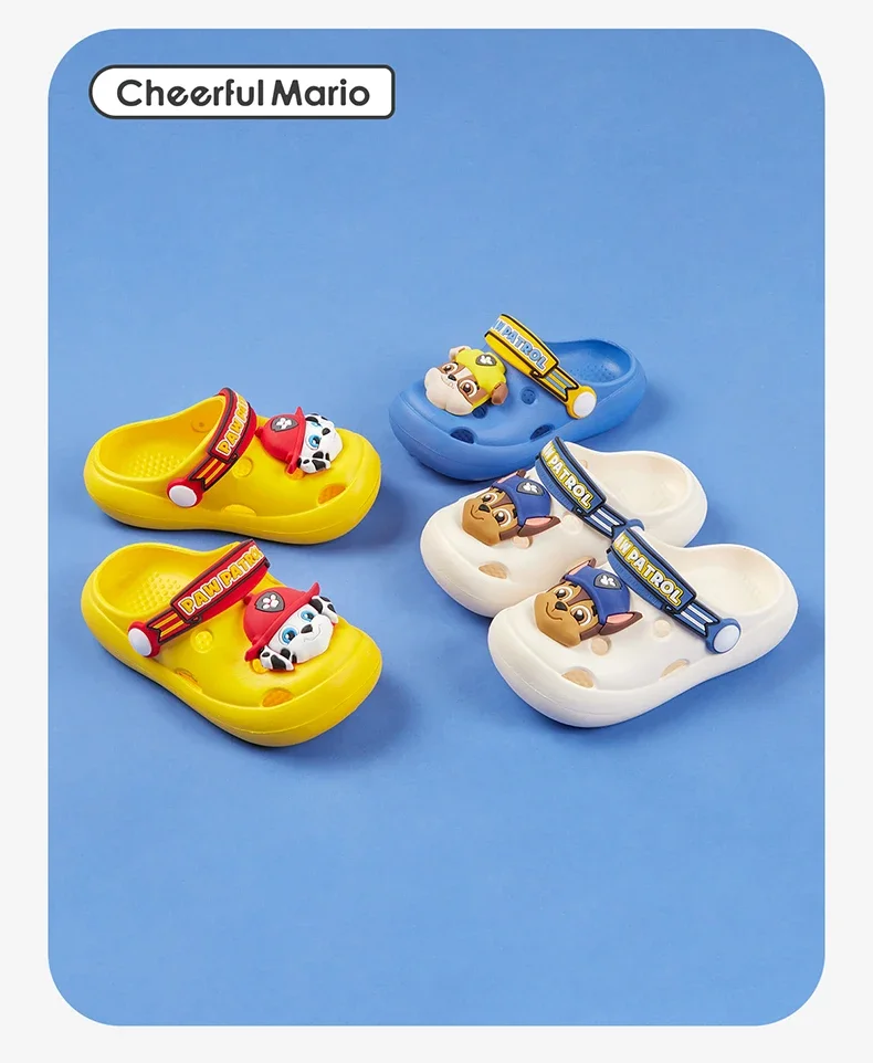 Cheerful Mario 2024 Kids Cartoon Eva Baby Garden Sandals Summer Boys ...