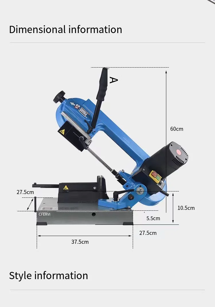 Big Power Band Saw - Versatile Cutting Machine for DIY
