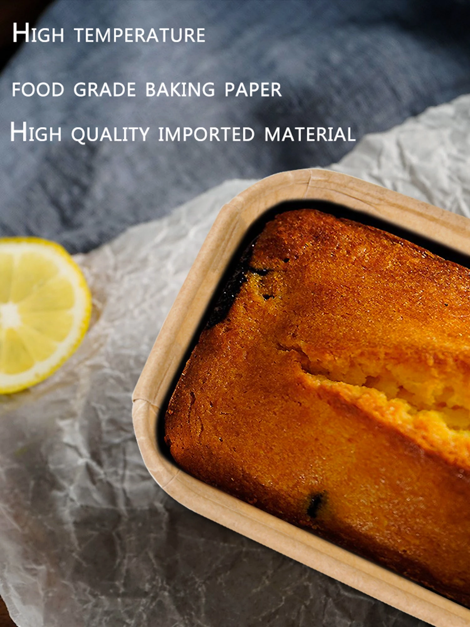 Disposable Paper Baking Bakery Mold Nonstick Baking Bread Cake Paper ...