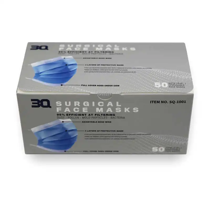 Pack Of 2000 Protective 3-ply Breathable Comfortable Elastic Ear Loop ...