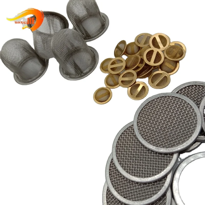 304 Stainless Steel Woven Wire Mesh Gas Liquid Used Filter Cap Strainer ...