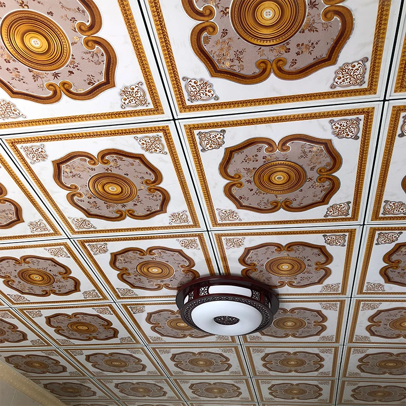 Factory Commercial interior decoration Pvc Ceiling panel waterproof ...