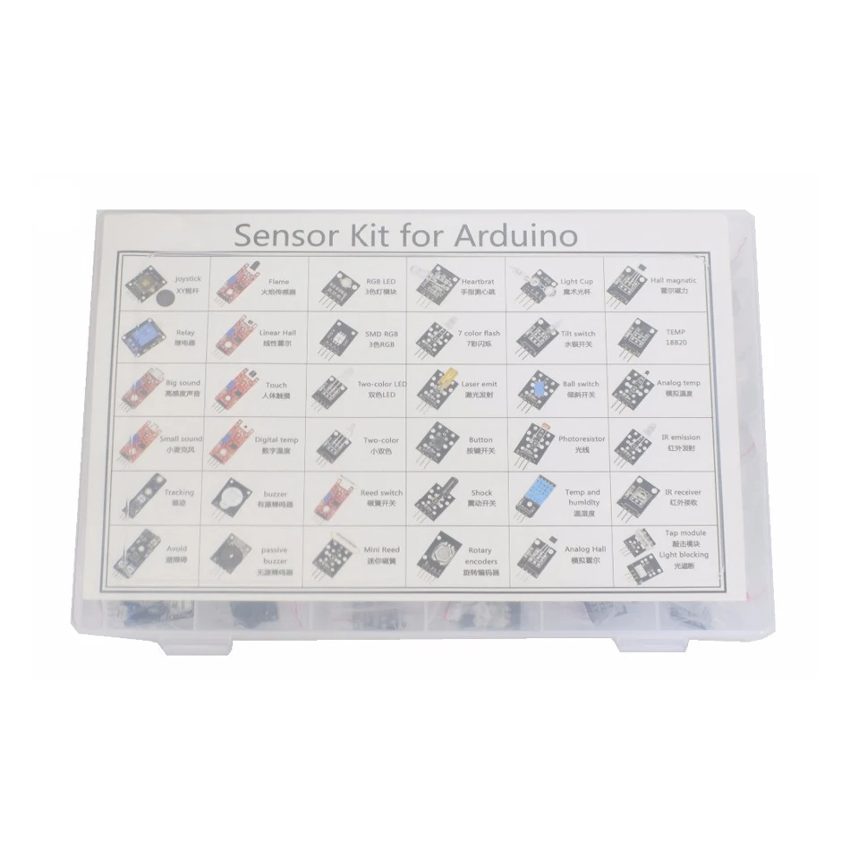 37/45 In 1 Sensors Electronic Modules Arduino Starter Kit Sensor ...
