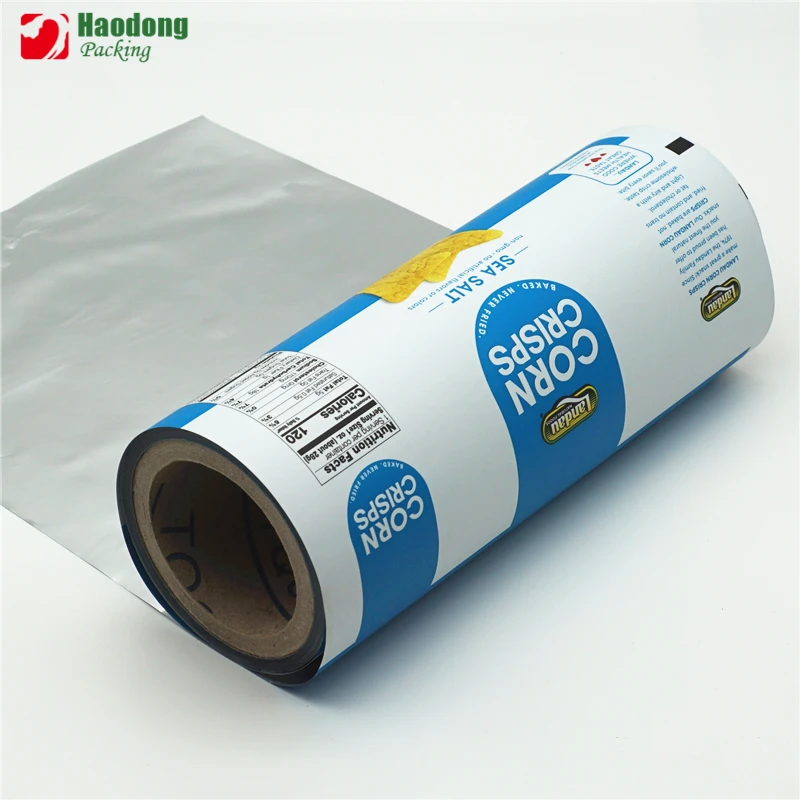 Custom Printed Snack Food Laminated Material Multilayer Packaging Auto ...