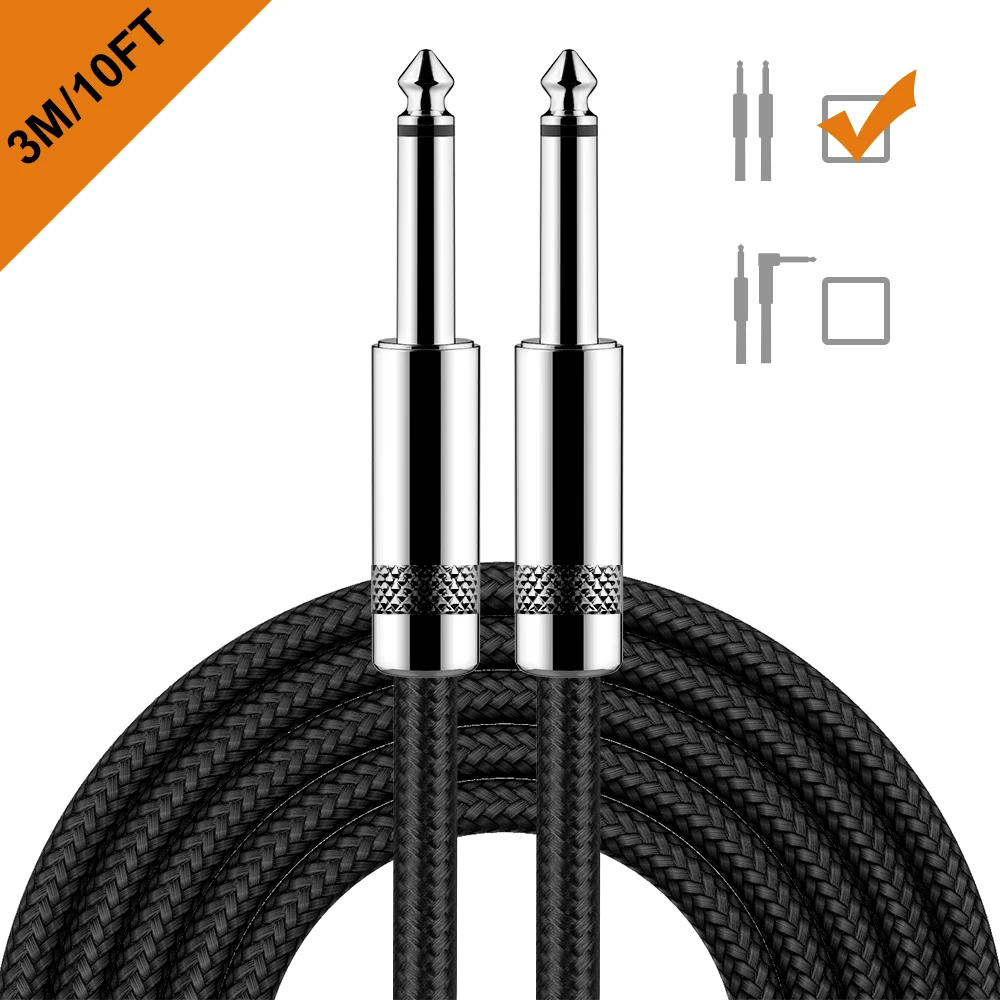 Guitar Accessories - Premium 3M Electric Instrument Cables
