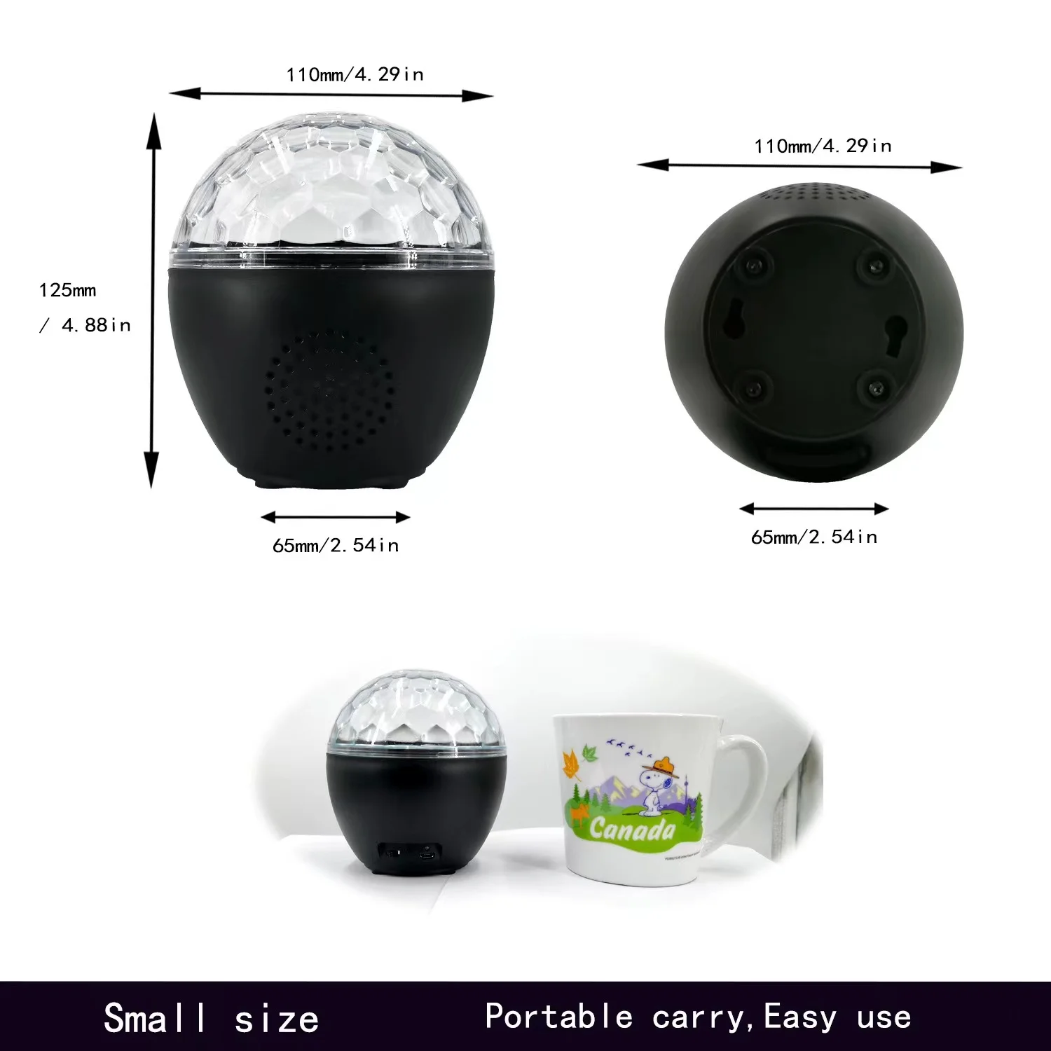 Disco Ball Lights Dj Disco Lights Led Projector Flash Birthday Party ...