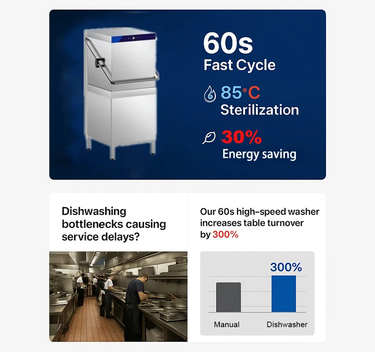 ISO Certified Dishwashing Machine Commercial Hotel Dishwasher ...